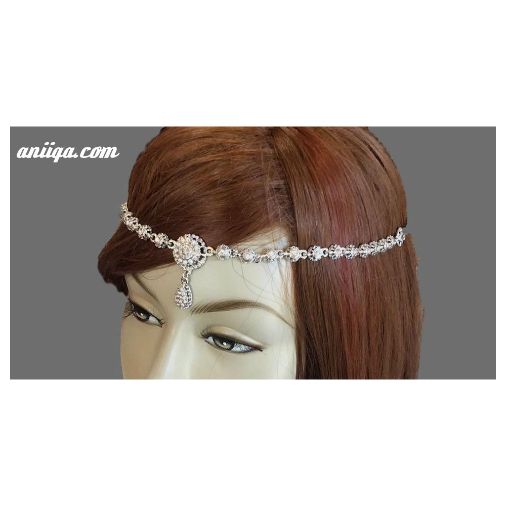 zerouf / khit errouh / bijoux de front argent pour mariage