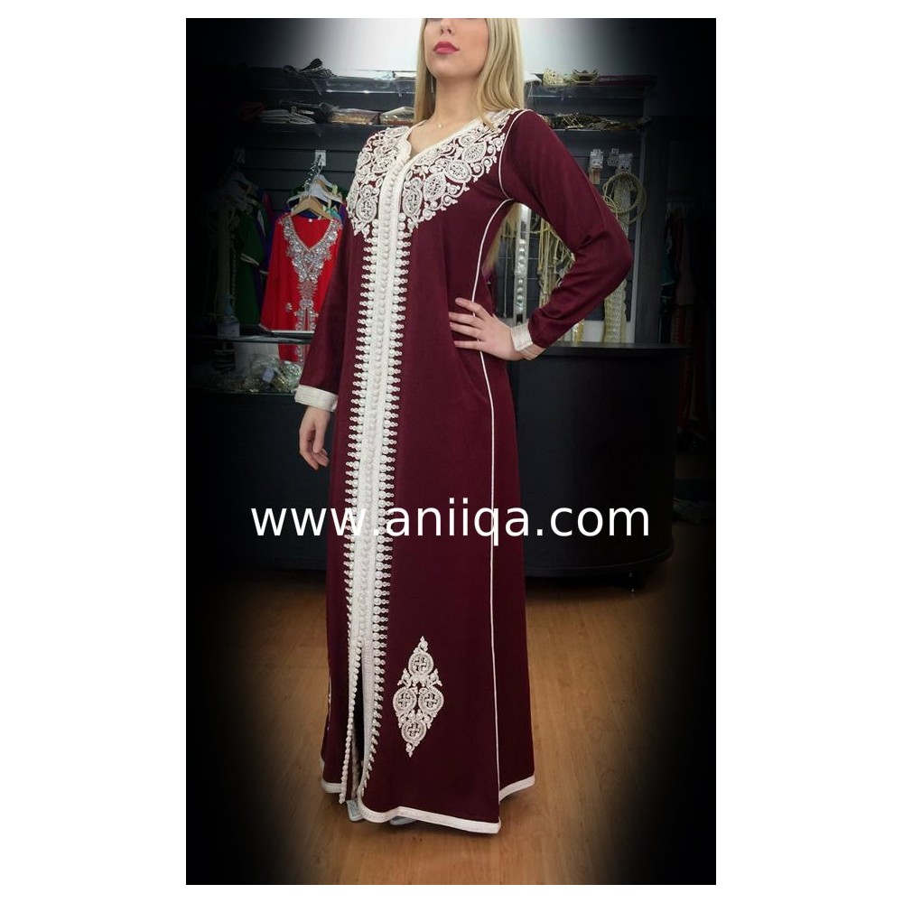 robe orientale , caftan simple et modere en ligne paris, caftan robe