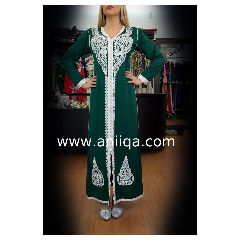 caftan simple pour fiancaille , robe orientale simple pour halal