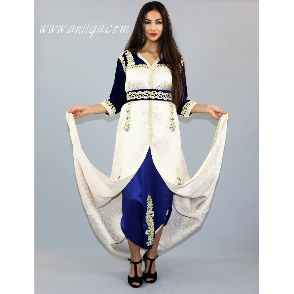 caftan moderne style karakou algerien en ligne pas cher