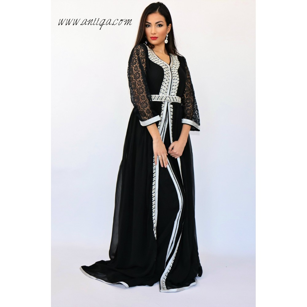 caftan robe simple , caftan en ligne pas cher , caftan marocain simple