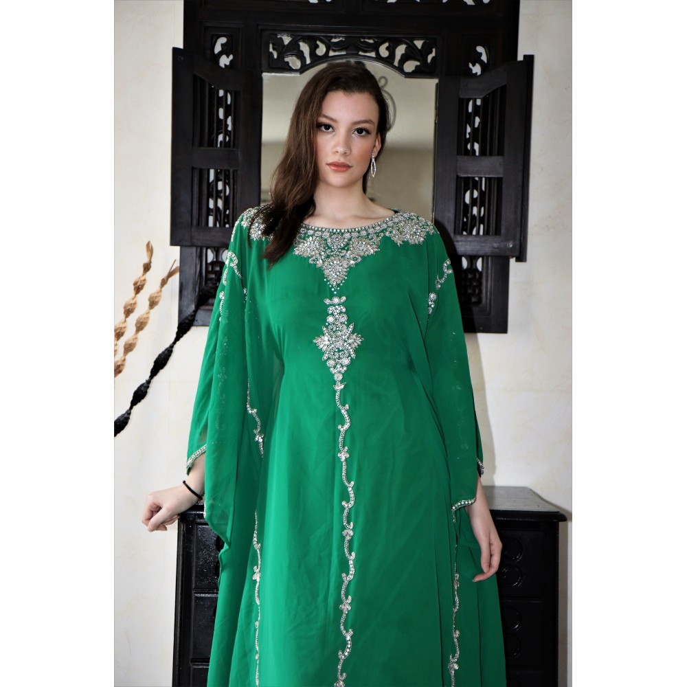robe de soirée dubai orientale, mariage ,robe orientale dubai moderne