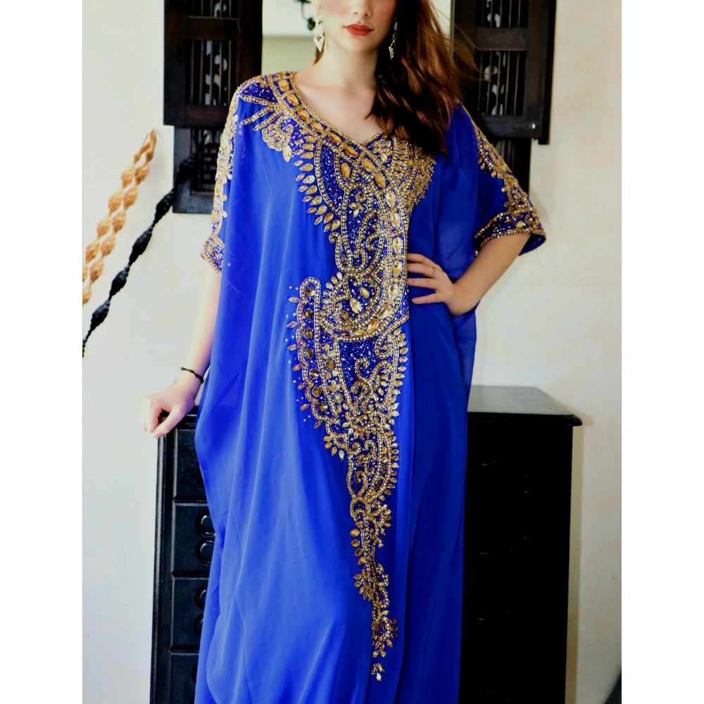 robe dubai luxe , robe orientale dubai moderne , caftan dubai en ligne