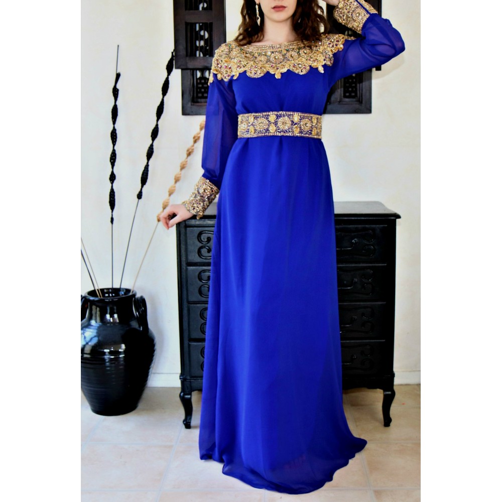 caftan dubai moderne , robe arabe moderne, robe orientale mariage