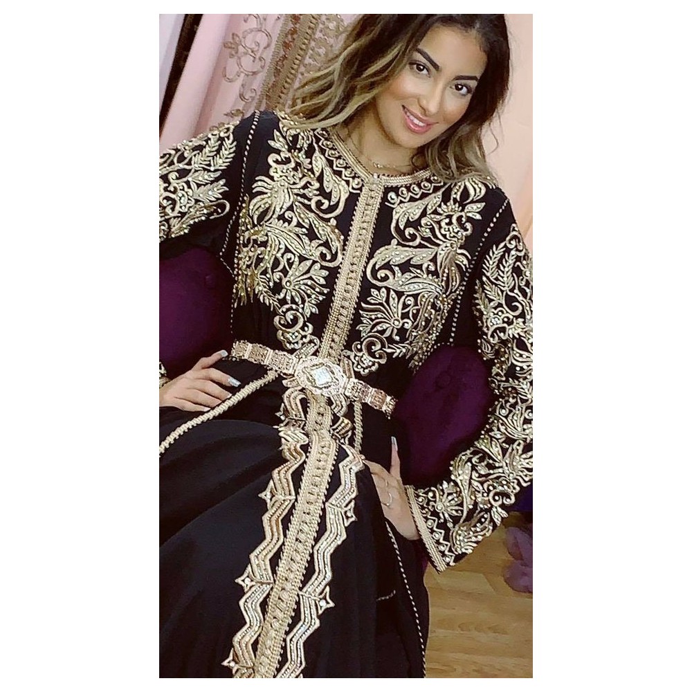 Caftan marwa noir