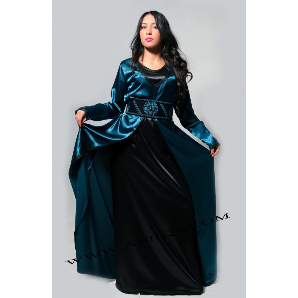 caftan marocain-caftan moderne simple, boutique de caftan à paris